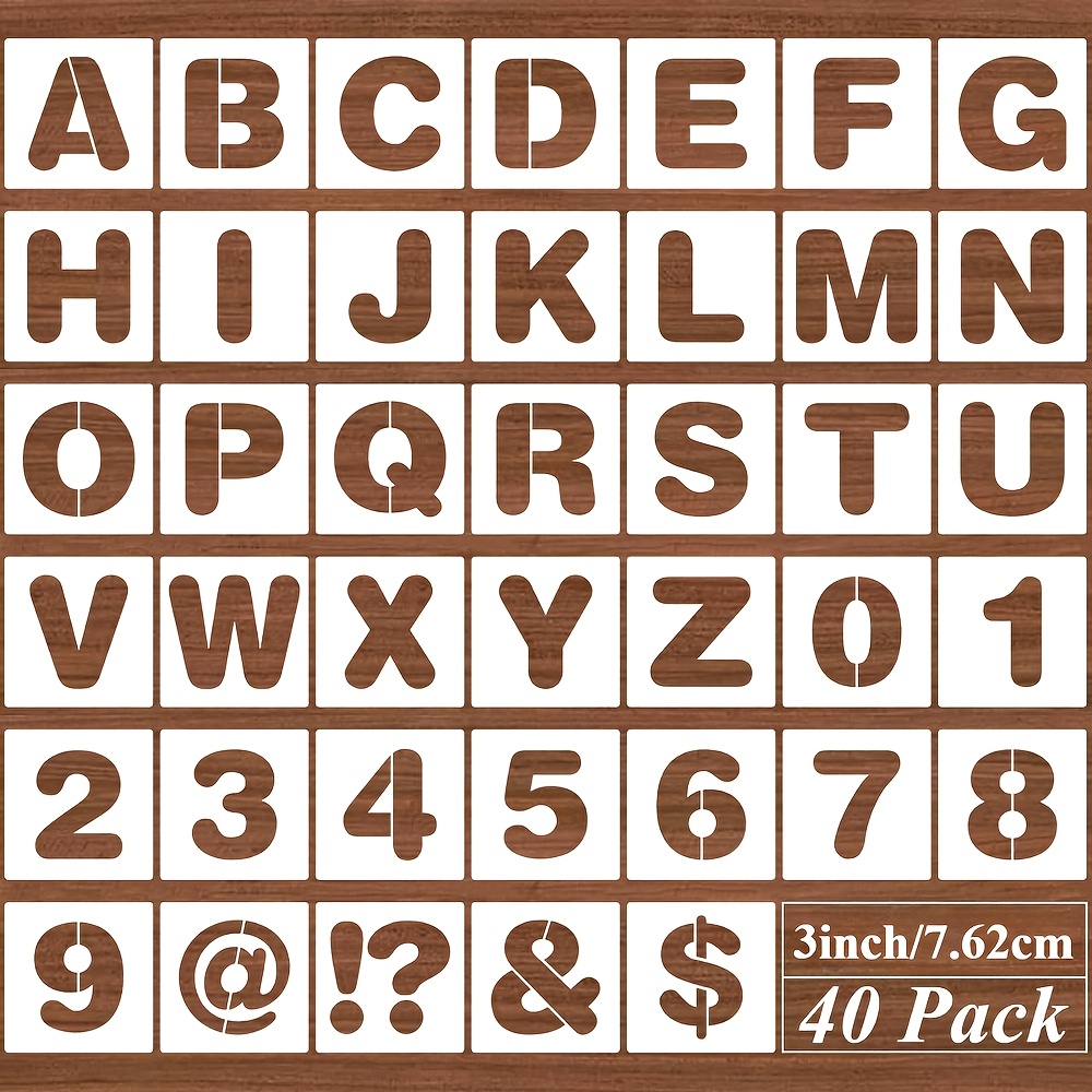 calligraphy alphabet stencils sold on Temu United States