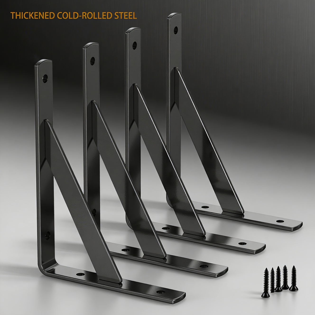 heavy duty shelf brackets sold on Temu United States