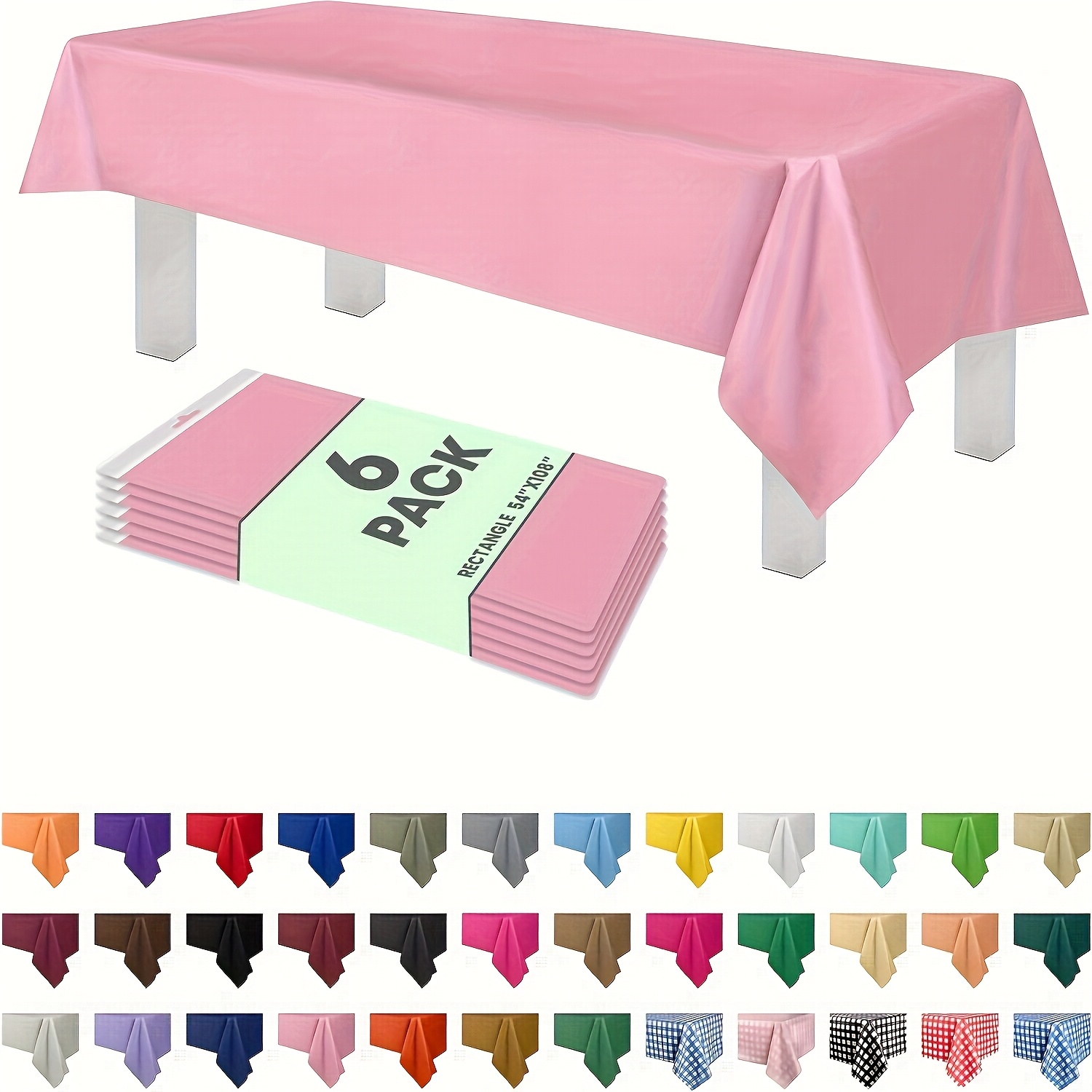 table cloths sold on Temu United States