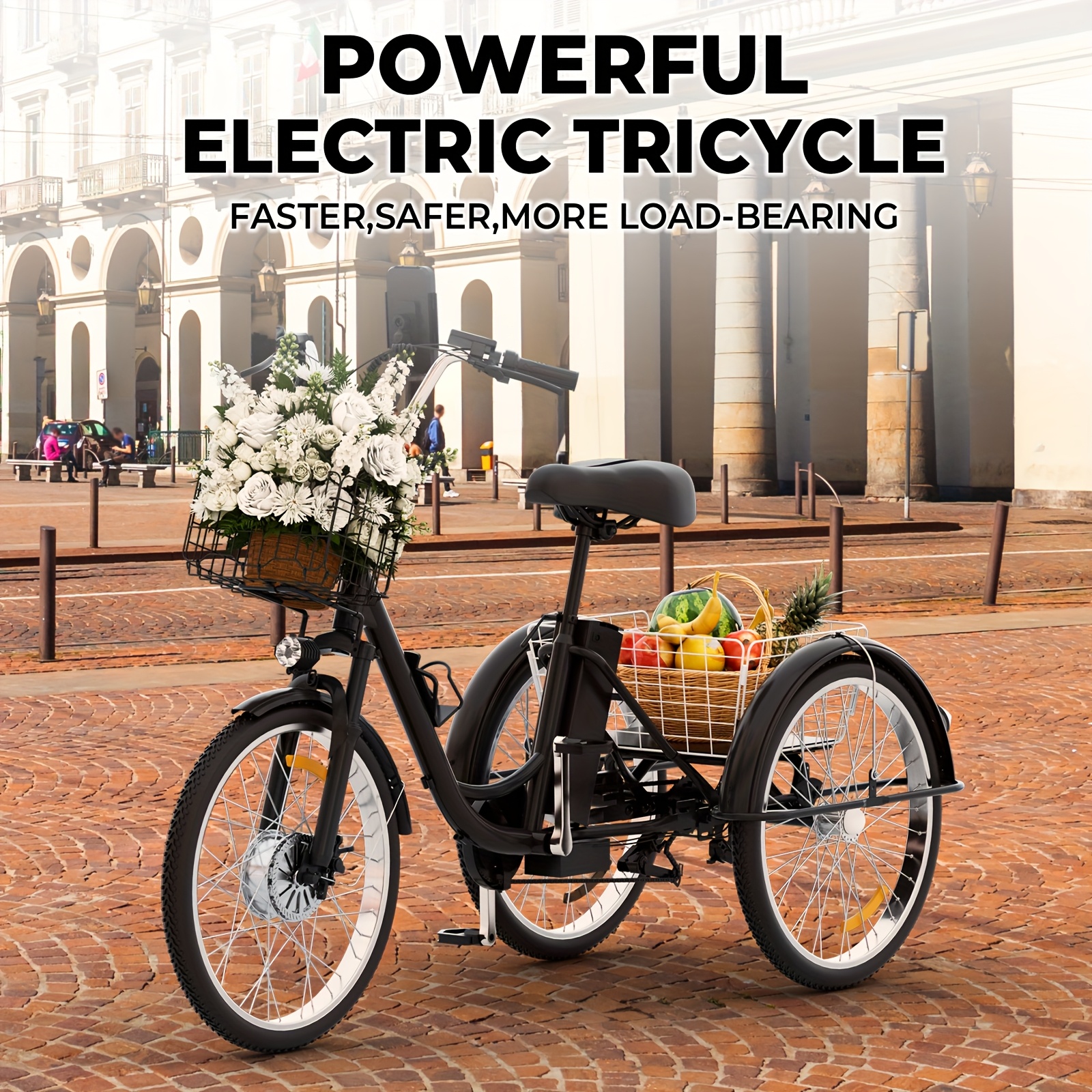 electric adult tricycle sold on Temu United States