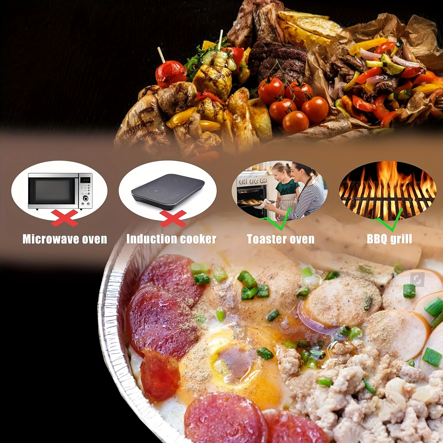 Aluminum Pie Pans Lids 20 50 Pack 8 5 Inches Round - Temu