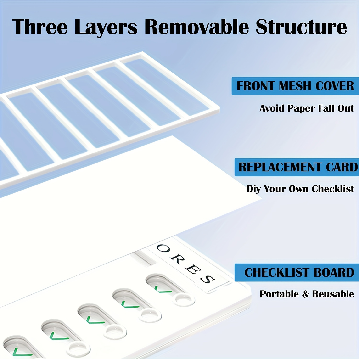"customizable" 4-pack Portable Chore Chart Boards For Teens ...