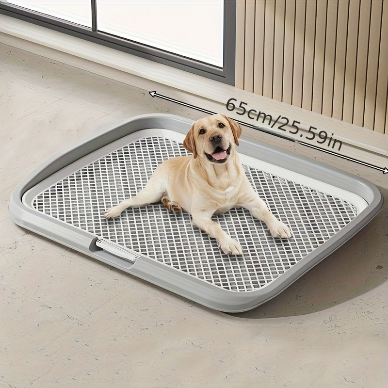 Easy clean Silicone Pp Dog Litter Box Detachable Grid season - Temu