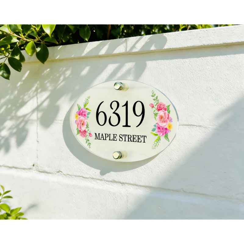 house name signs sold on Temu Canada