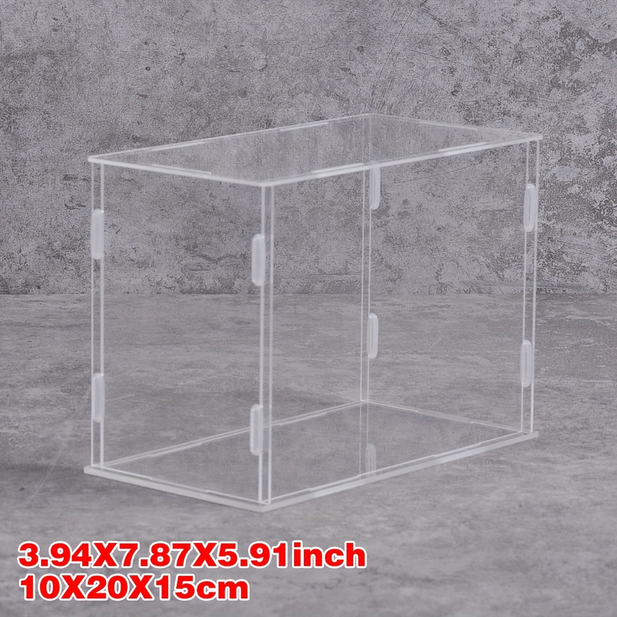 Acrylic Display Case Collectibles Transparent Plastic Dust - Temu Australia