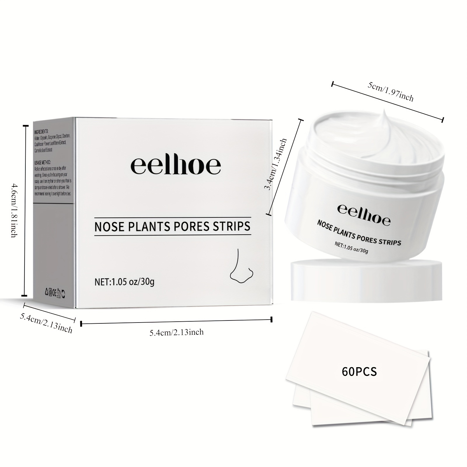 2pcs Facial Cleansing Cream Skin Oil Strong Cleansing Moisturizing And ...