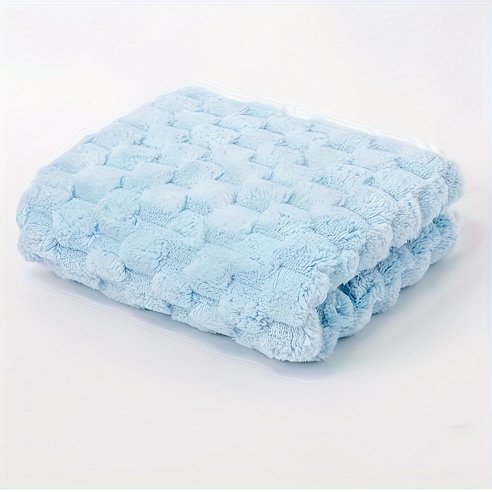 Solid Color Hand Towel Household Coral Fleece Hand Towel - Temu Canada