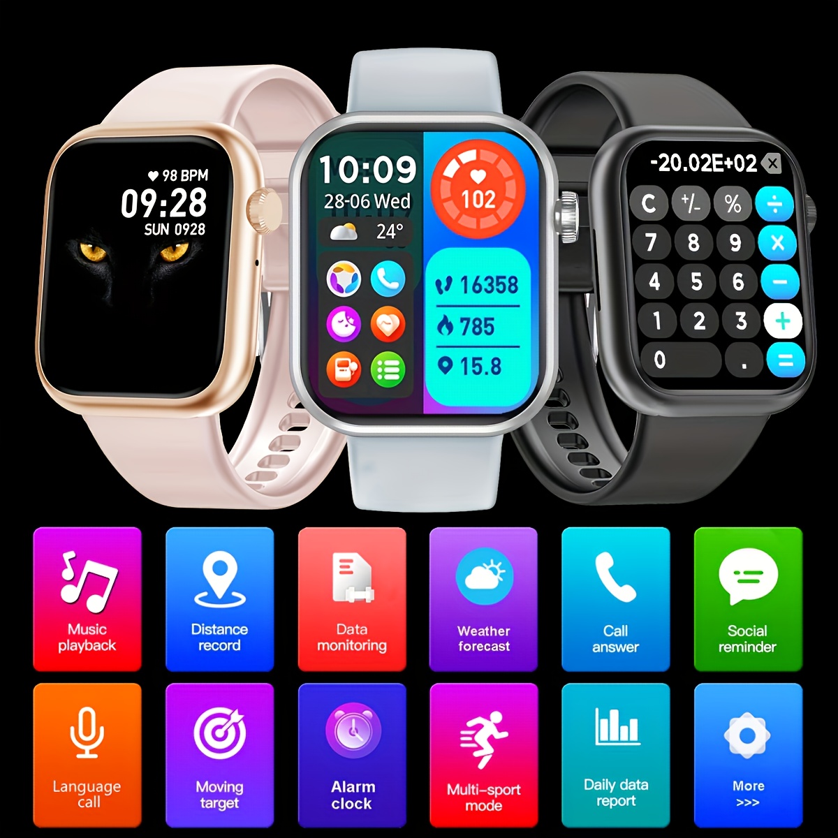 smartwatches sold on Temu United States