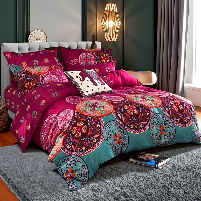 Purple Bohemian Bedding