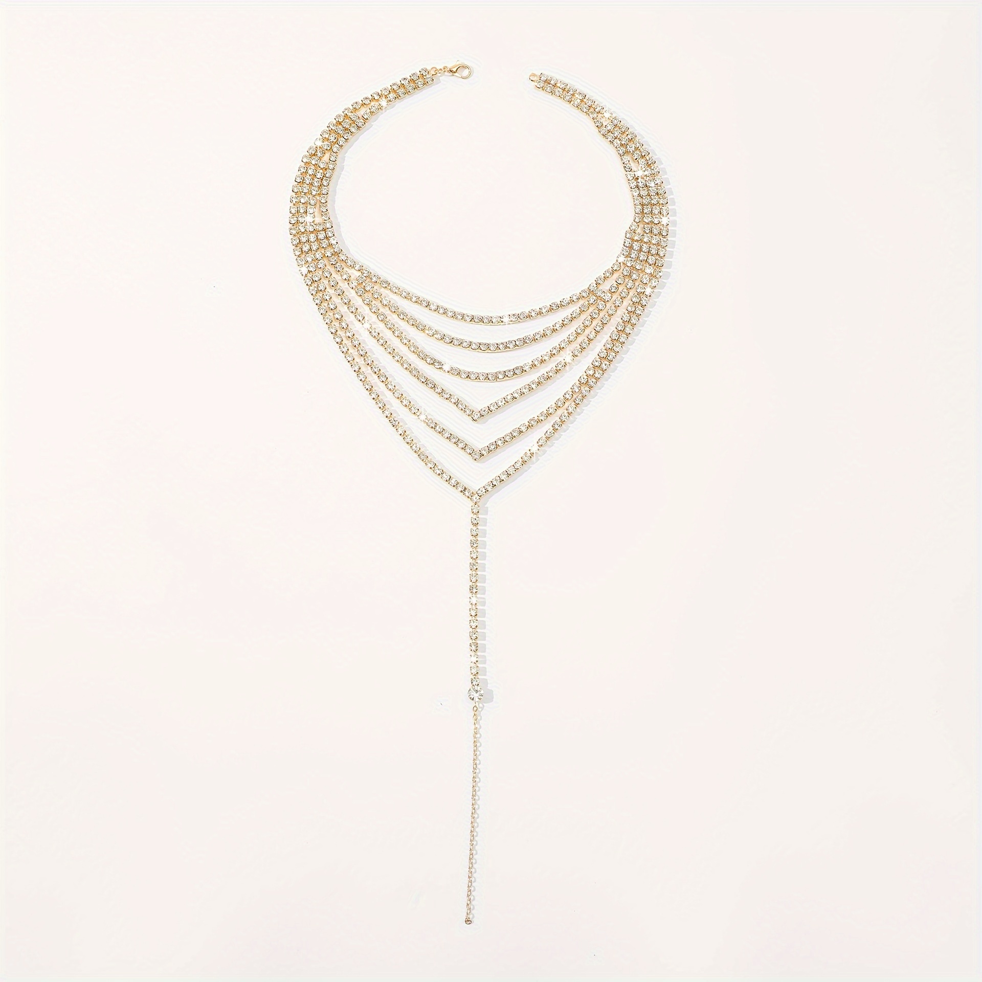 Bling Bling Simple Style Elegant Tassel Necklace Light - Temu United ...