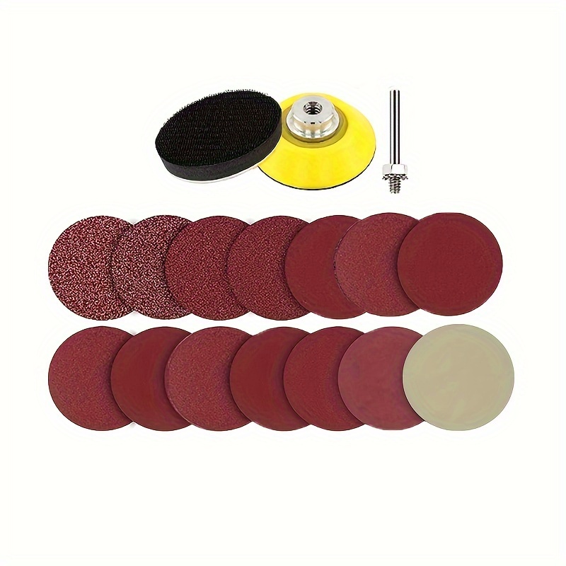 143Pcs 3 Inch 75mm Sanding Disc Pad Kit Hook And Loop Sandpaper With 1 4 Inch Shank Back Plate And Soft Foam Cushion Suitable For Most Rotary Tools