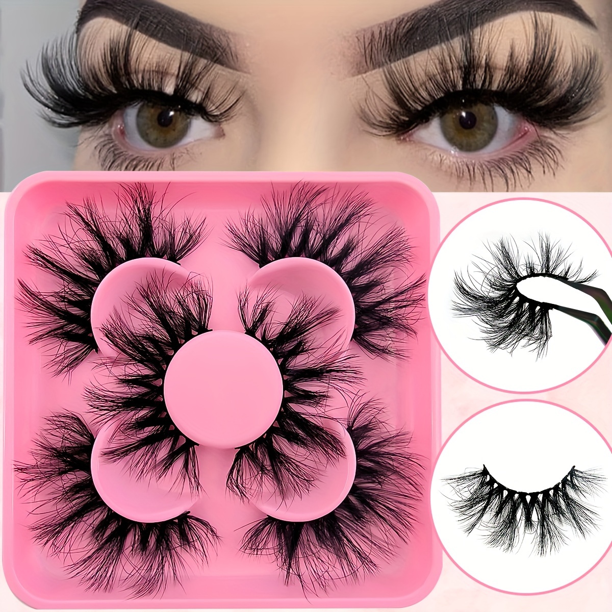 lashes sold on Temu United States