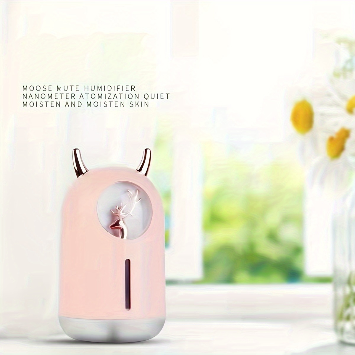 Mini Cute Deer Humidifier - Quiet Usb Powered Single Room Air ...