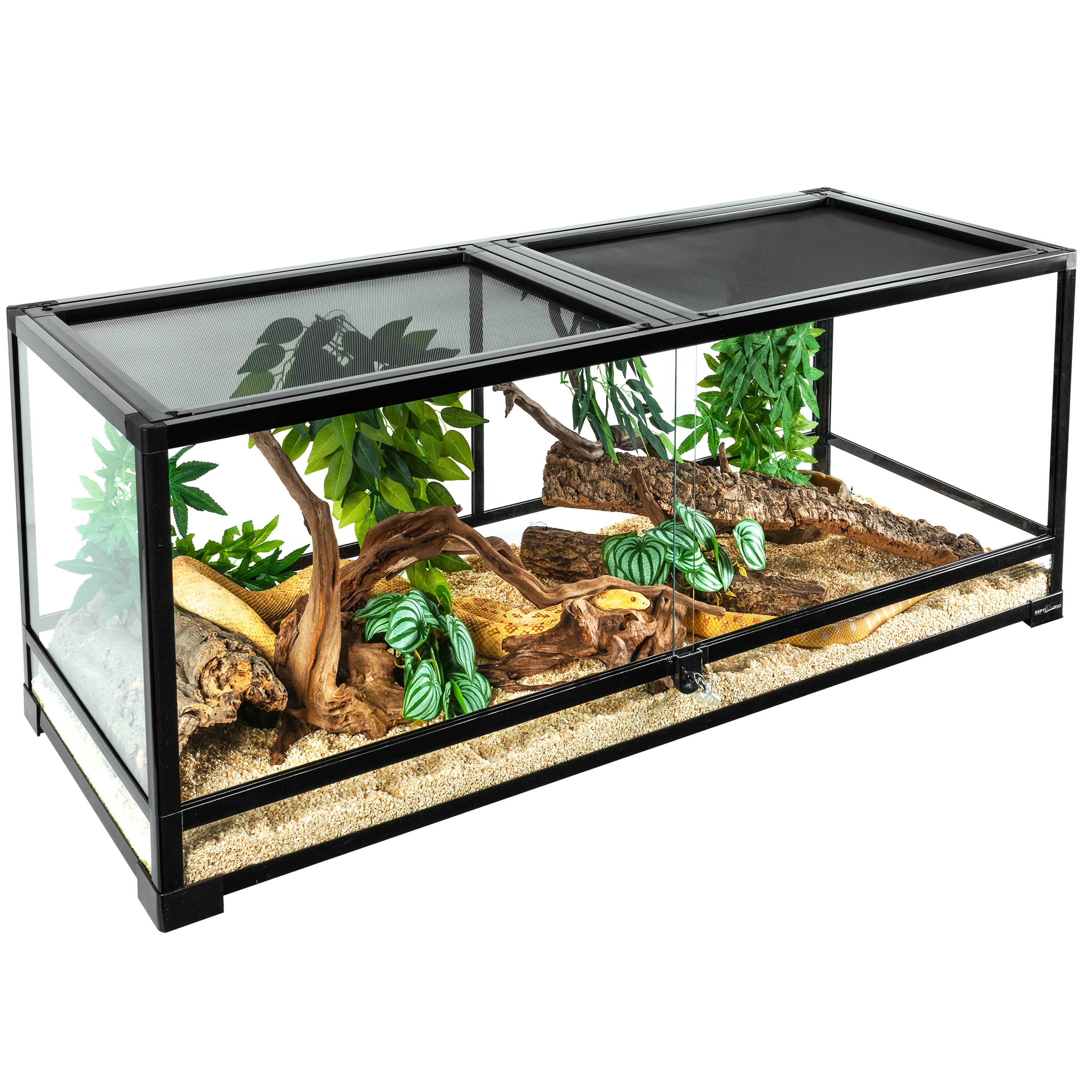 Lizard Terrarium With Stand 60 Gallon Reptile Terrarium With Storage ...
