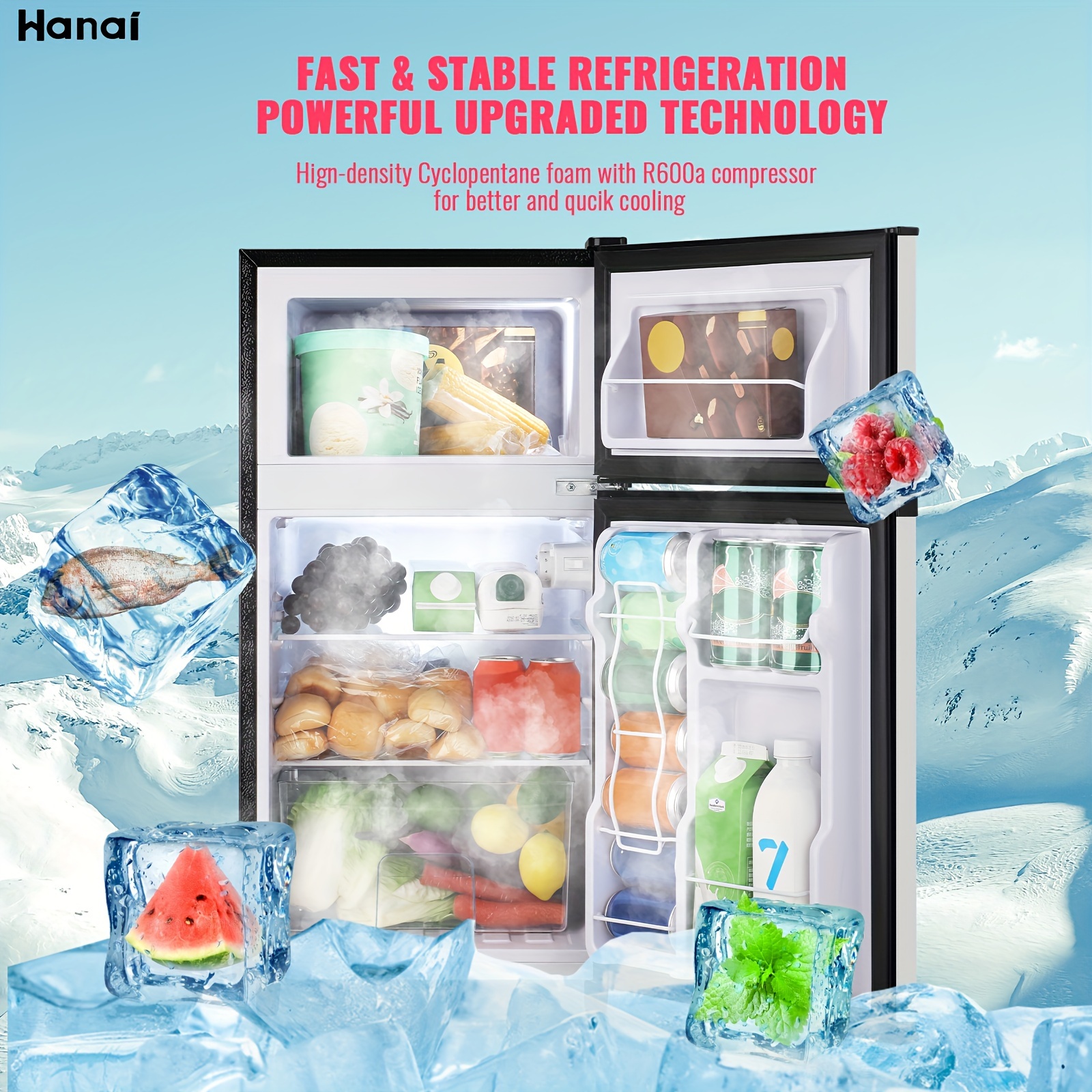 all refrigerators sold on Temu United States