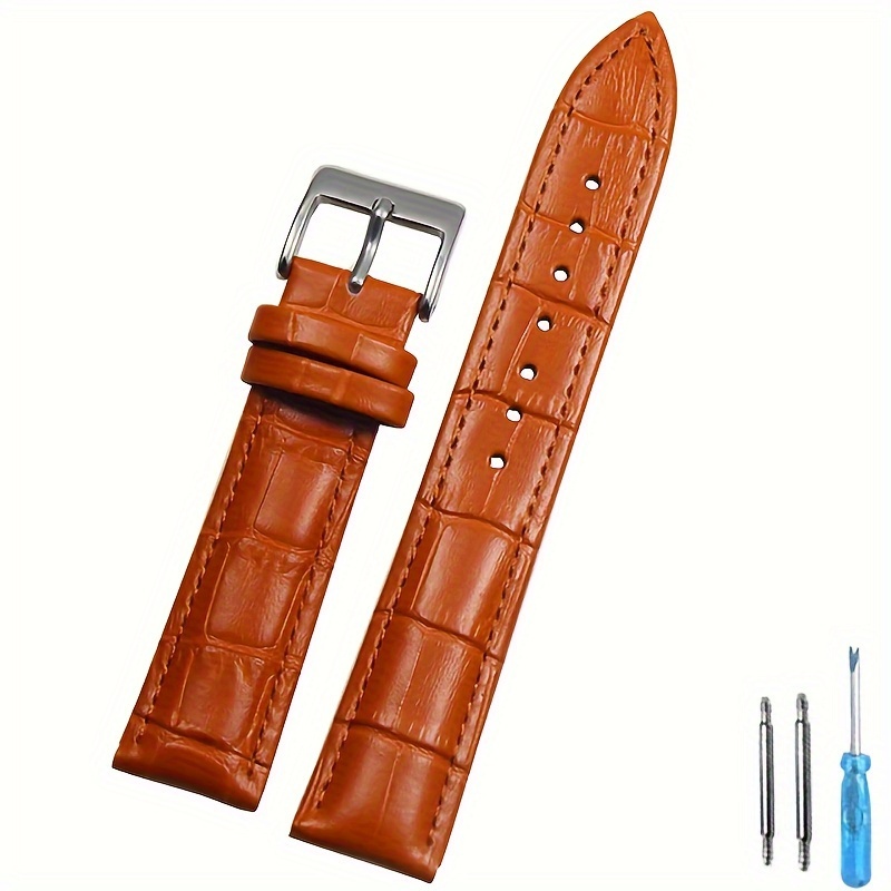Genuine Leather Cowhide Watch Band For Men And Women Watch Accessories ...
