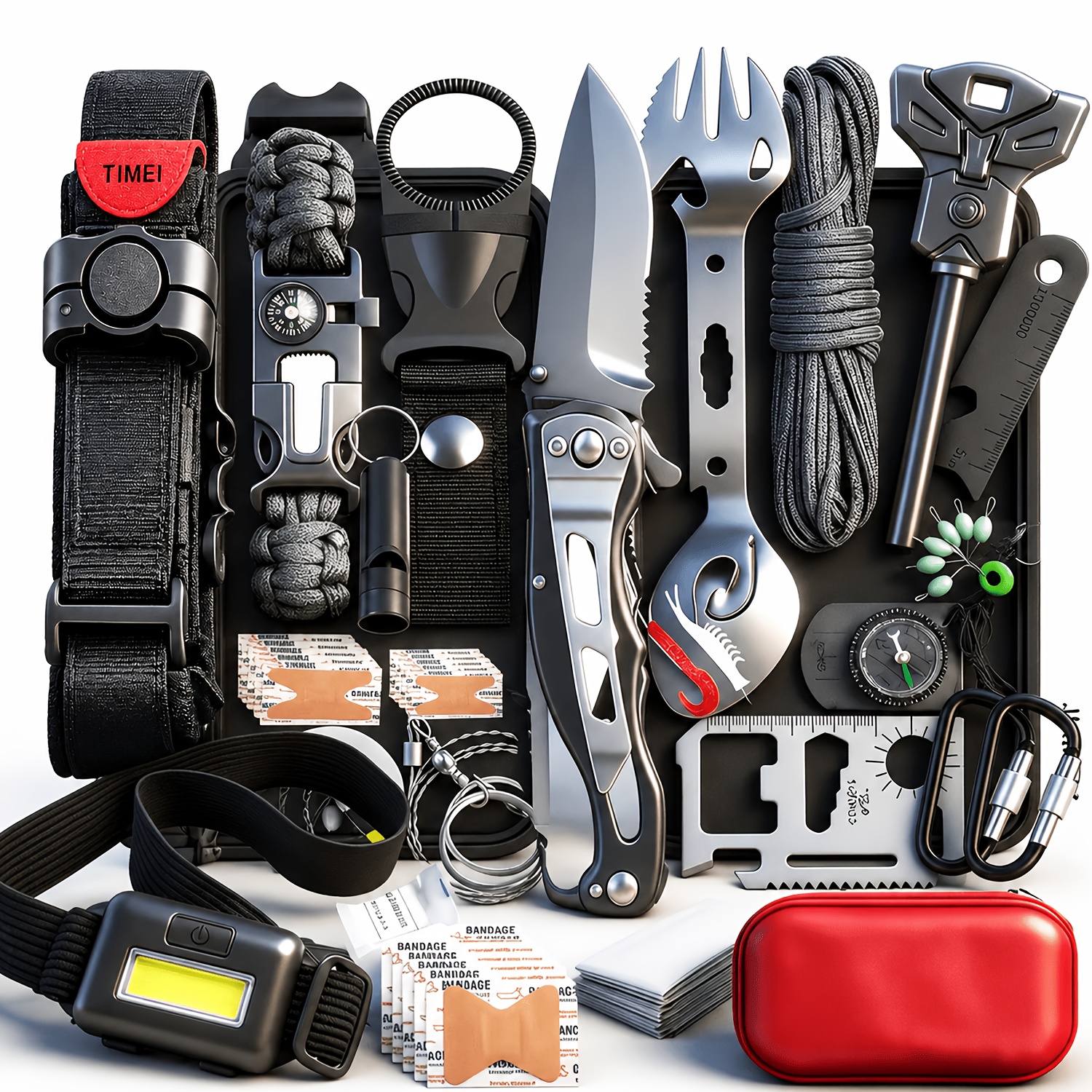 emergency kit sold on Temu United States