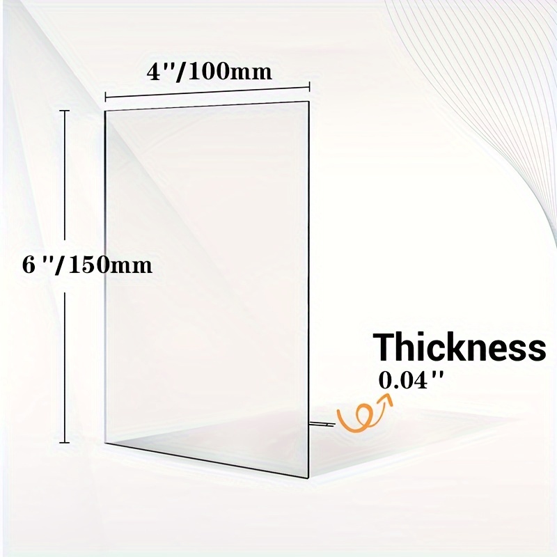Acrylic Sheets Thick Clear Extruded Plexiglass Picture Frame - Temu ...