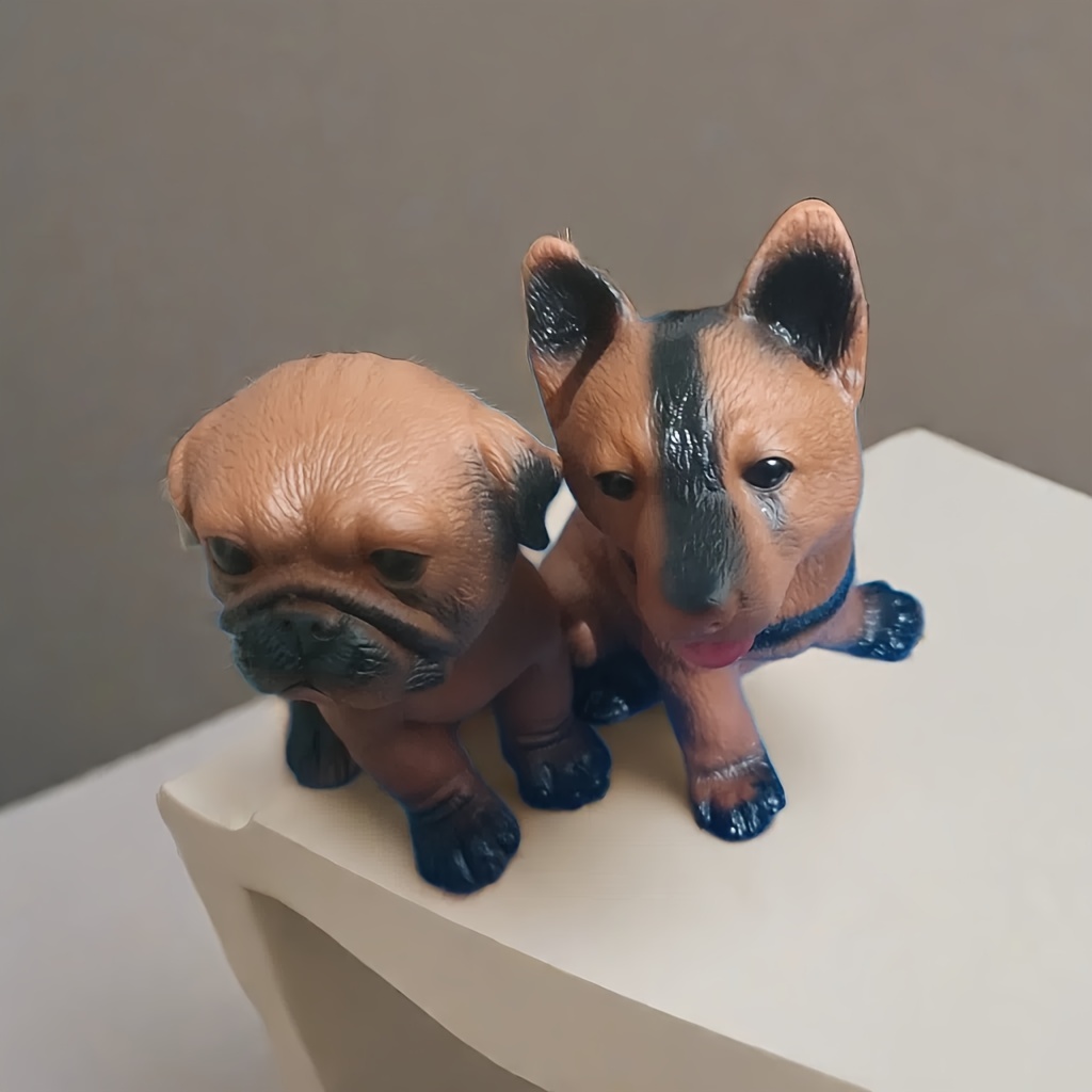 Dog Voice Toy Rubber Little Wolf Dog Pinch Happy Cry Dog Pug - Temu ...