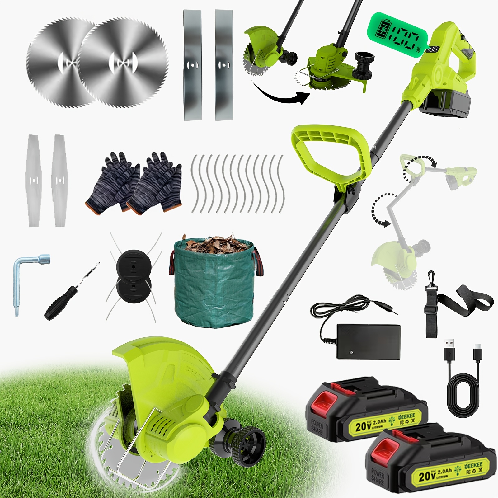 grass trimmer machine sold on Temu United States