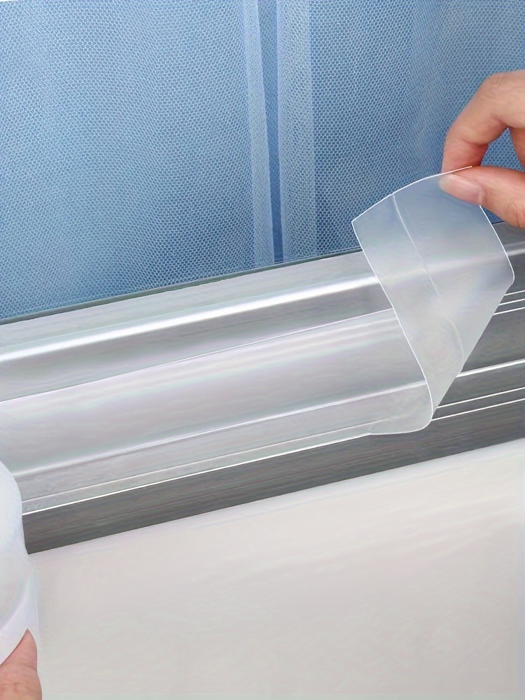 Easy apply Door Seal Strip Wind Dust Bug Proof Glass Plastic - Temu