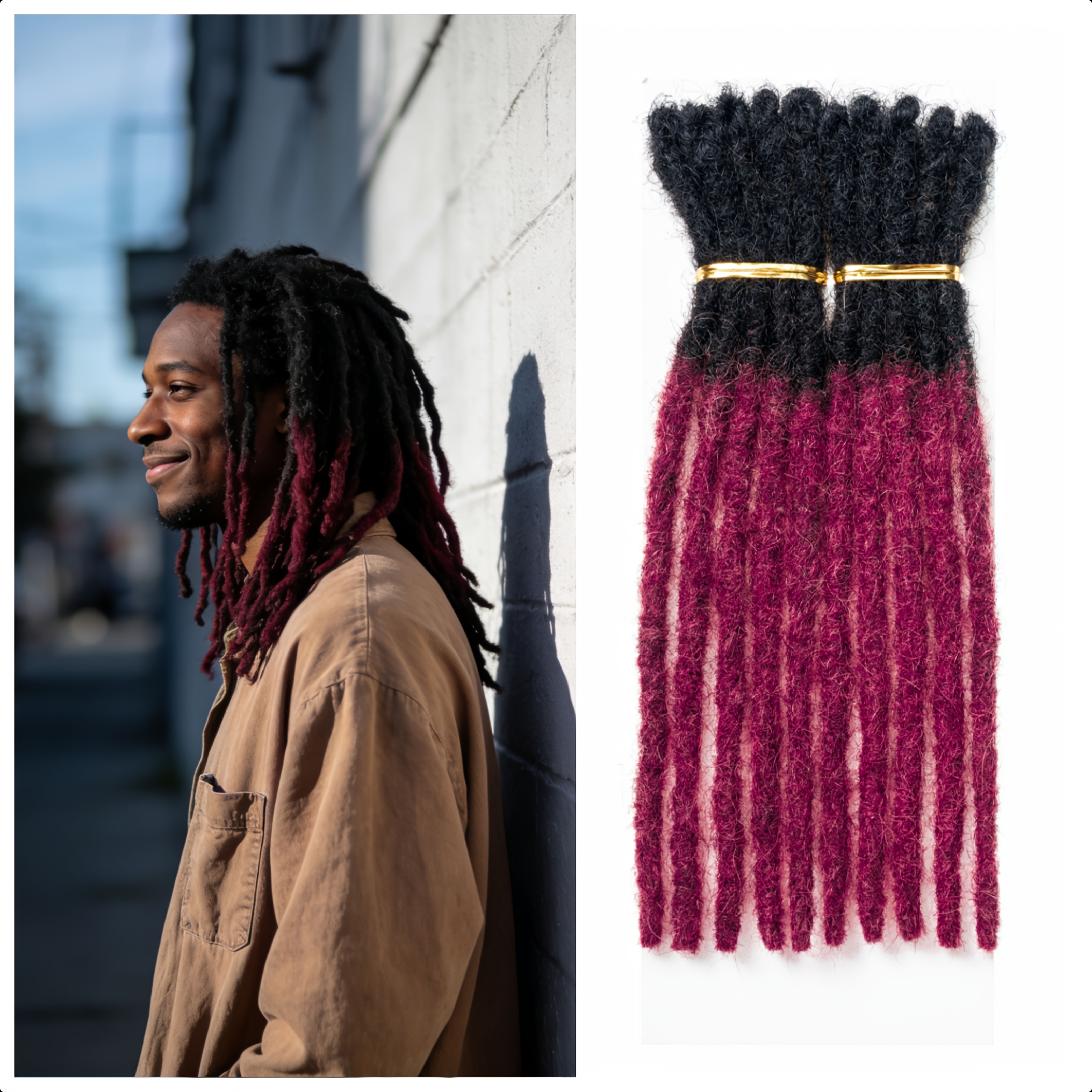 human hair weaves sold on Temu United States