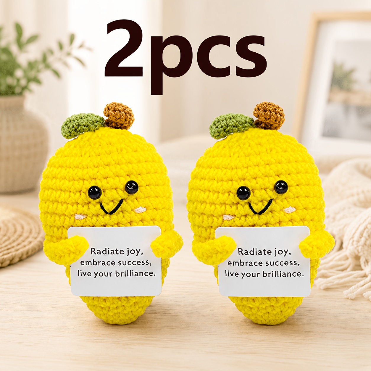positive crochet vegetables sold on Temu United States