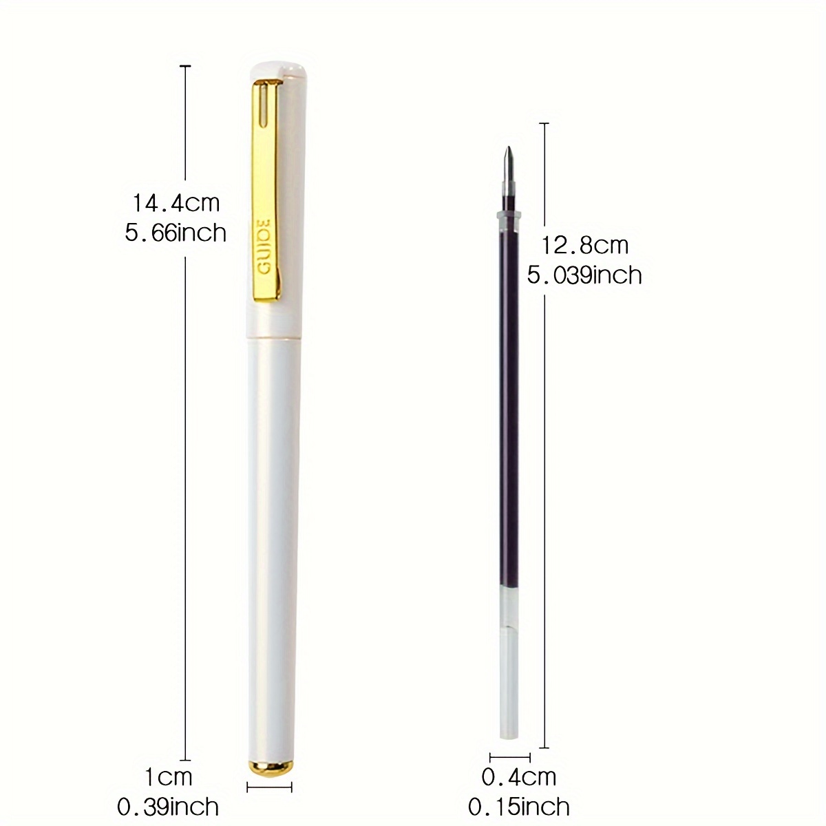 Ballpoint Pen Gel Pens Purple Refill Plastic Case Large - Temu United ...