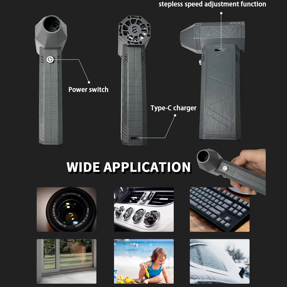 Mini Fan /s Turbo Violent Fan 130000 Rpm - Temu