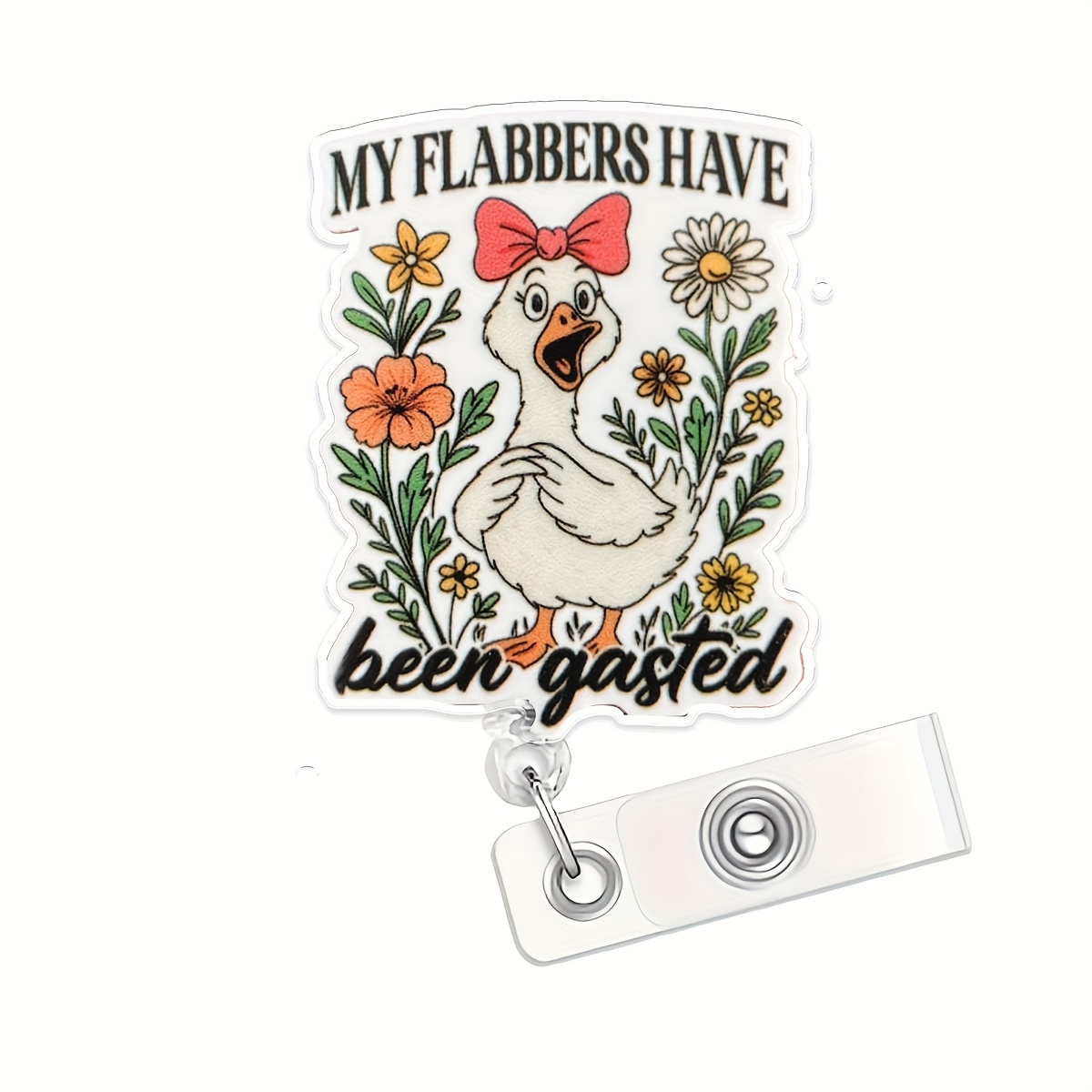 funny badge reels sold on Temu United States