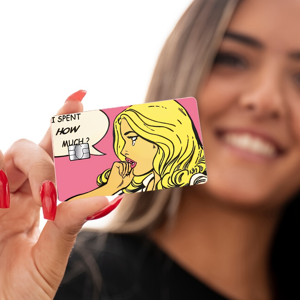 Vinyl Credit Card Stickers – Aesthetic Card Wraps - Temu