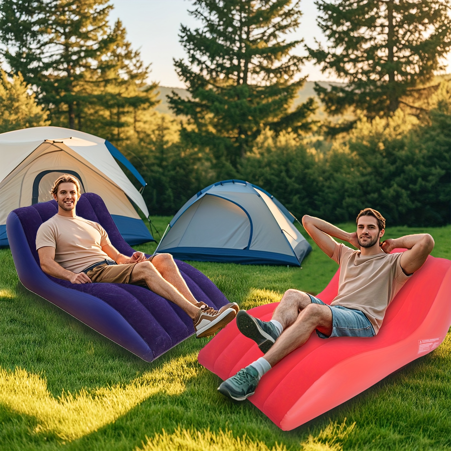 Inflatable lounger chair store
