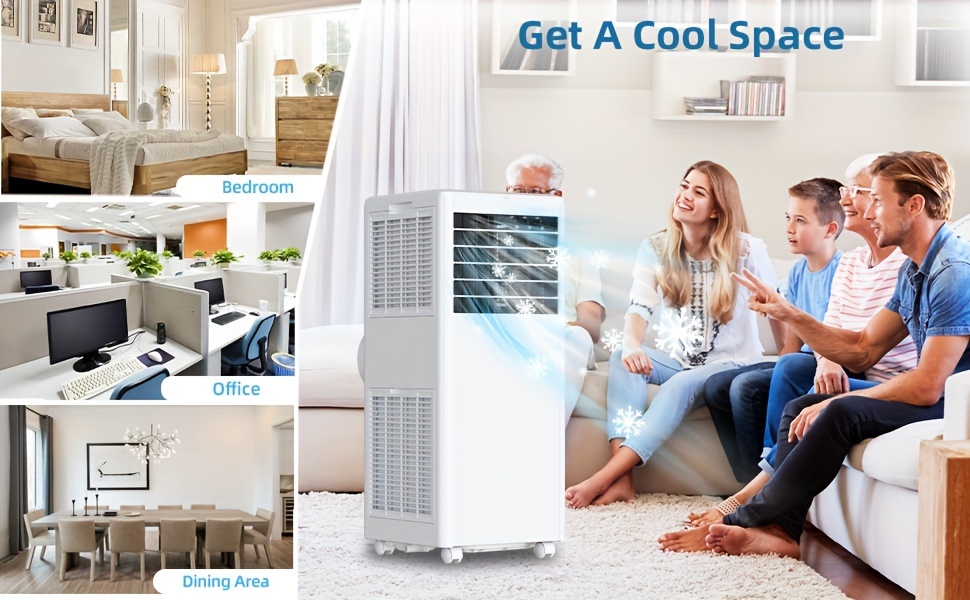 8000 Btu Portable Air Conditioners Dehumidifying Fan Sleep - Temu