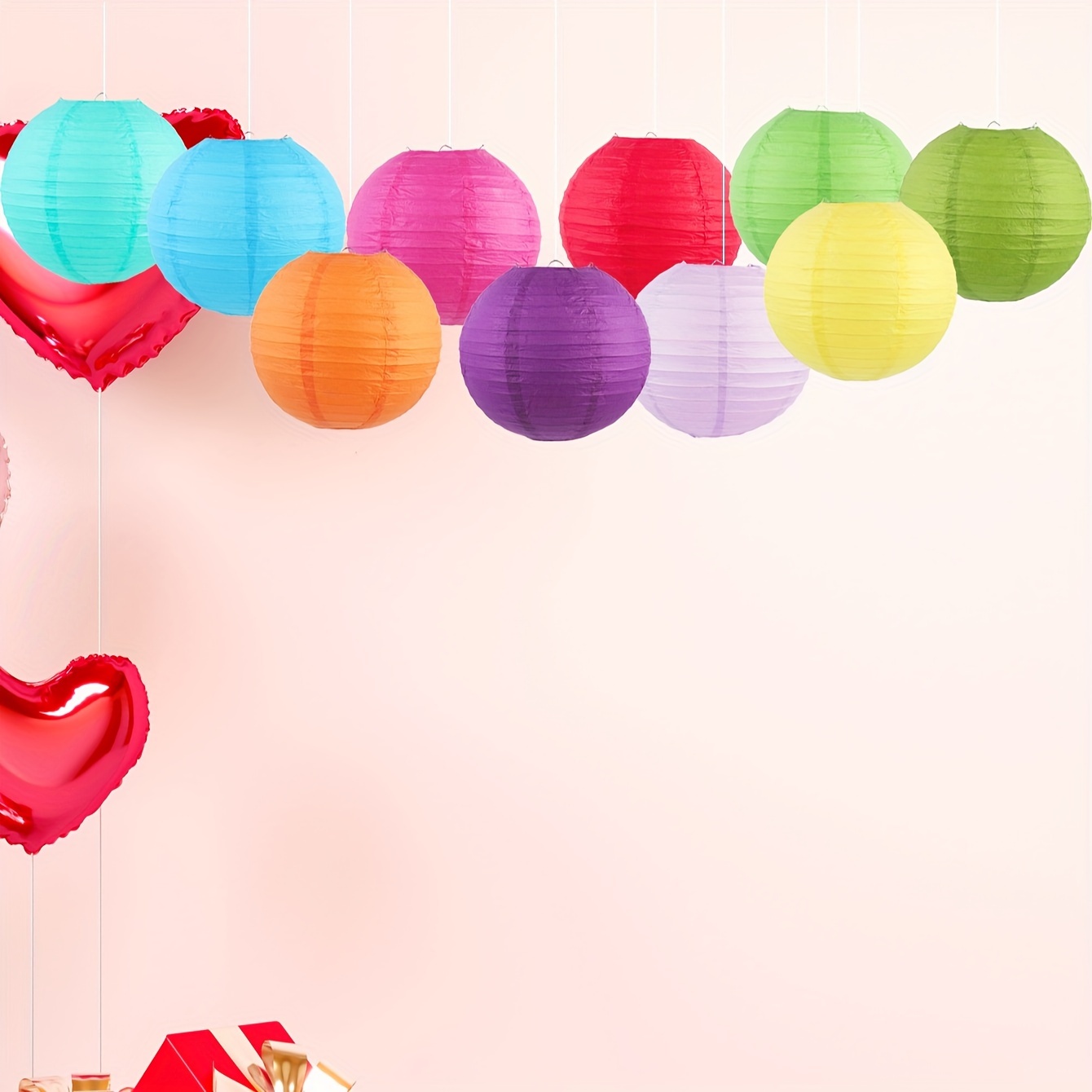 10pcs party holiday decoration paper lantern set used - Temu Denmark