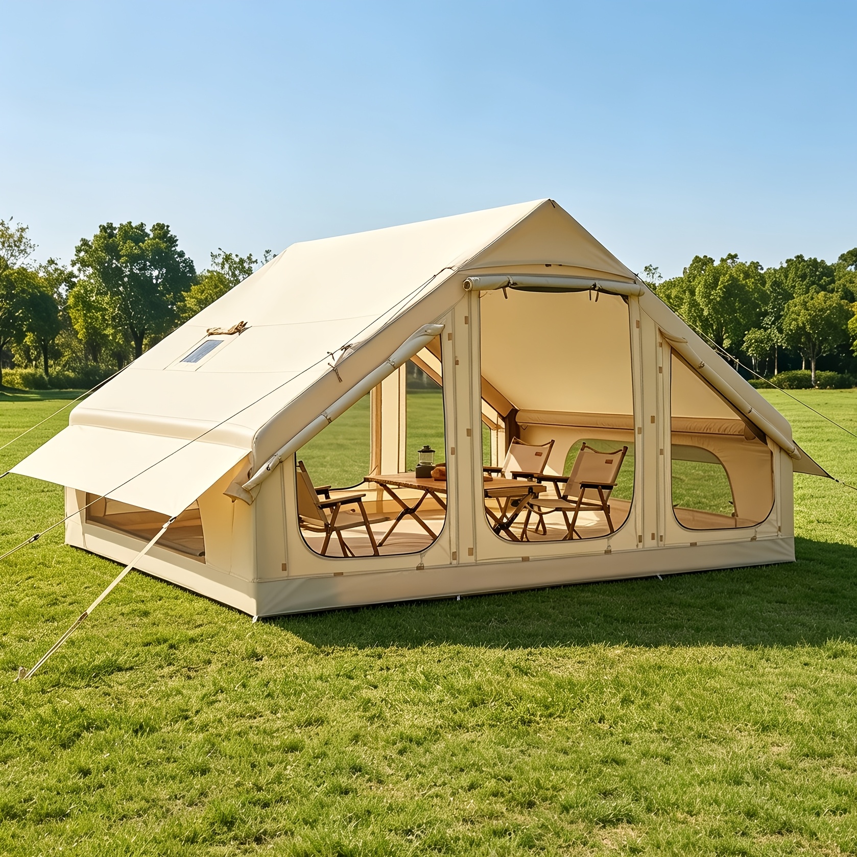 blow up tents sold on Temu United States