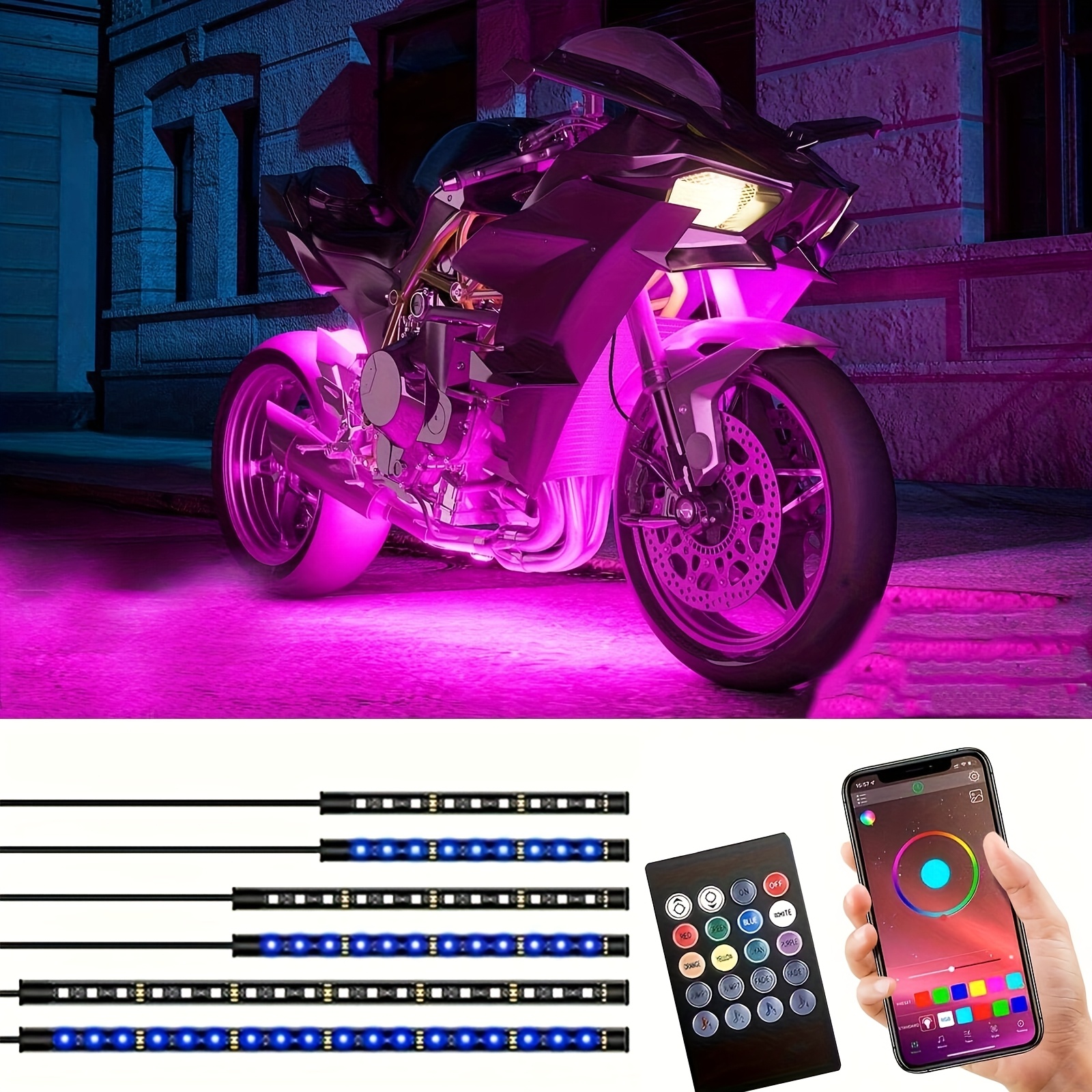 motorcycle lights sold on Temu United States