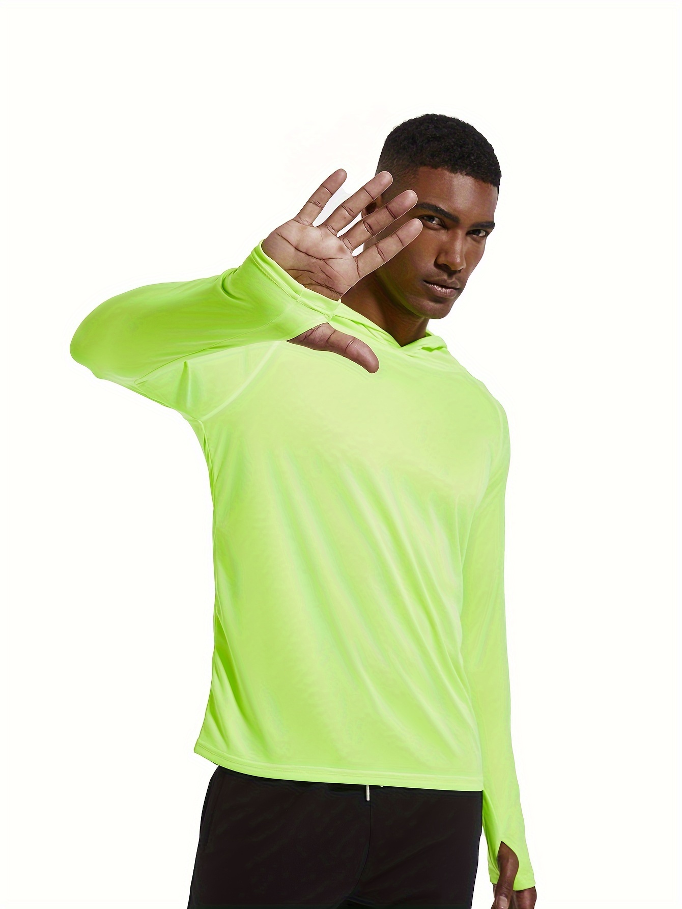 s Long sleeved Hooded Sun Protection Shirt To Prevent Rashes For Fishing SPF Running UV Shirt Lightweight T shirt