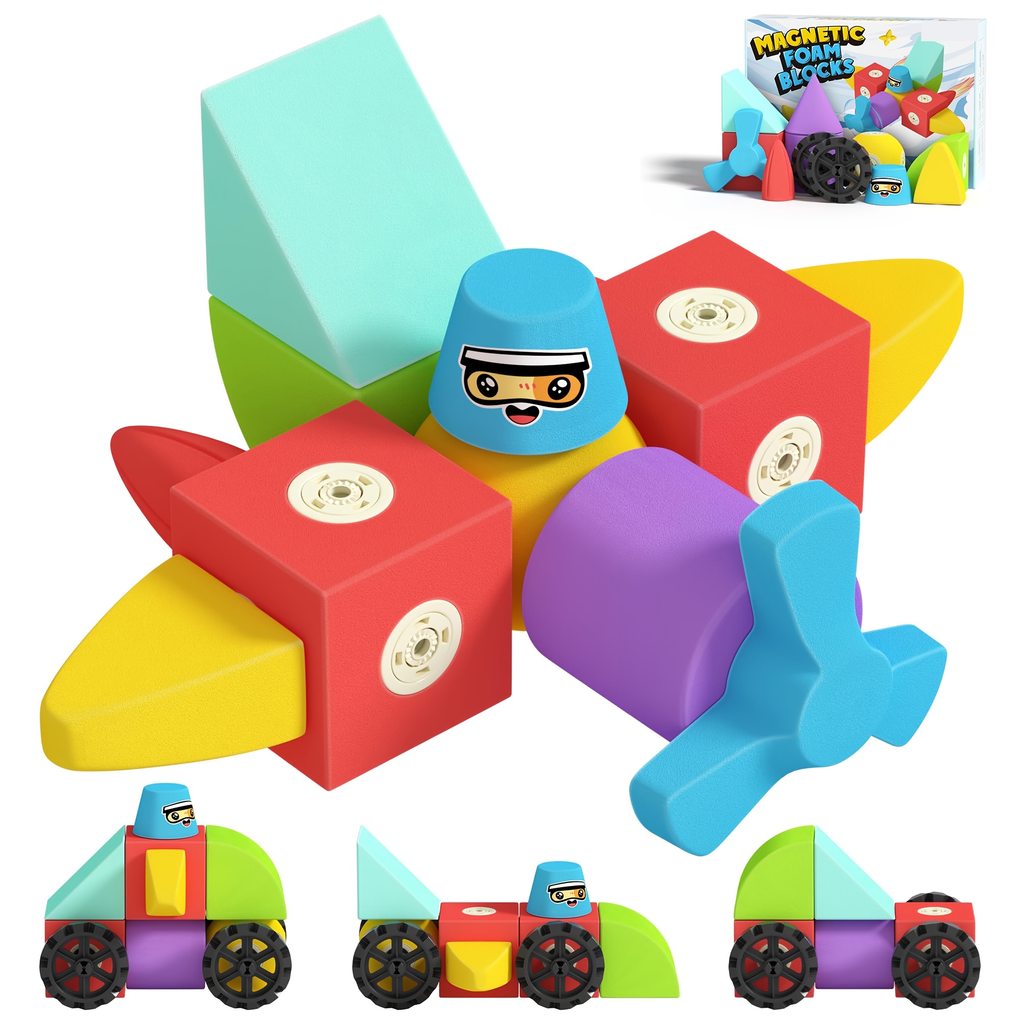 foam building blocks sold on Temu United States