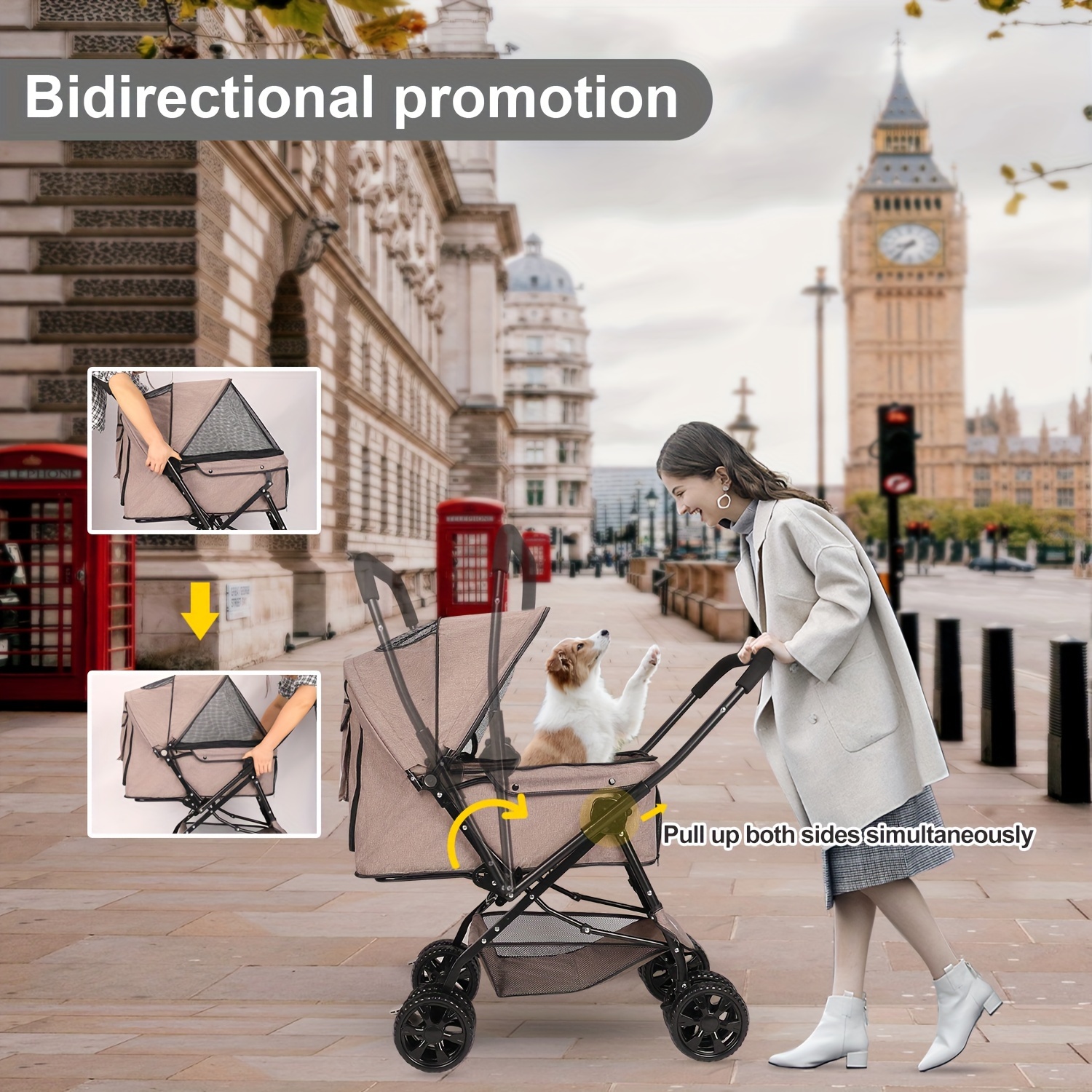 Pet Cart Small Medium sized Cats Dogs 55 Pounds Cat Dog - Temu