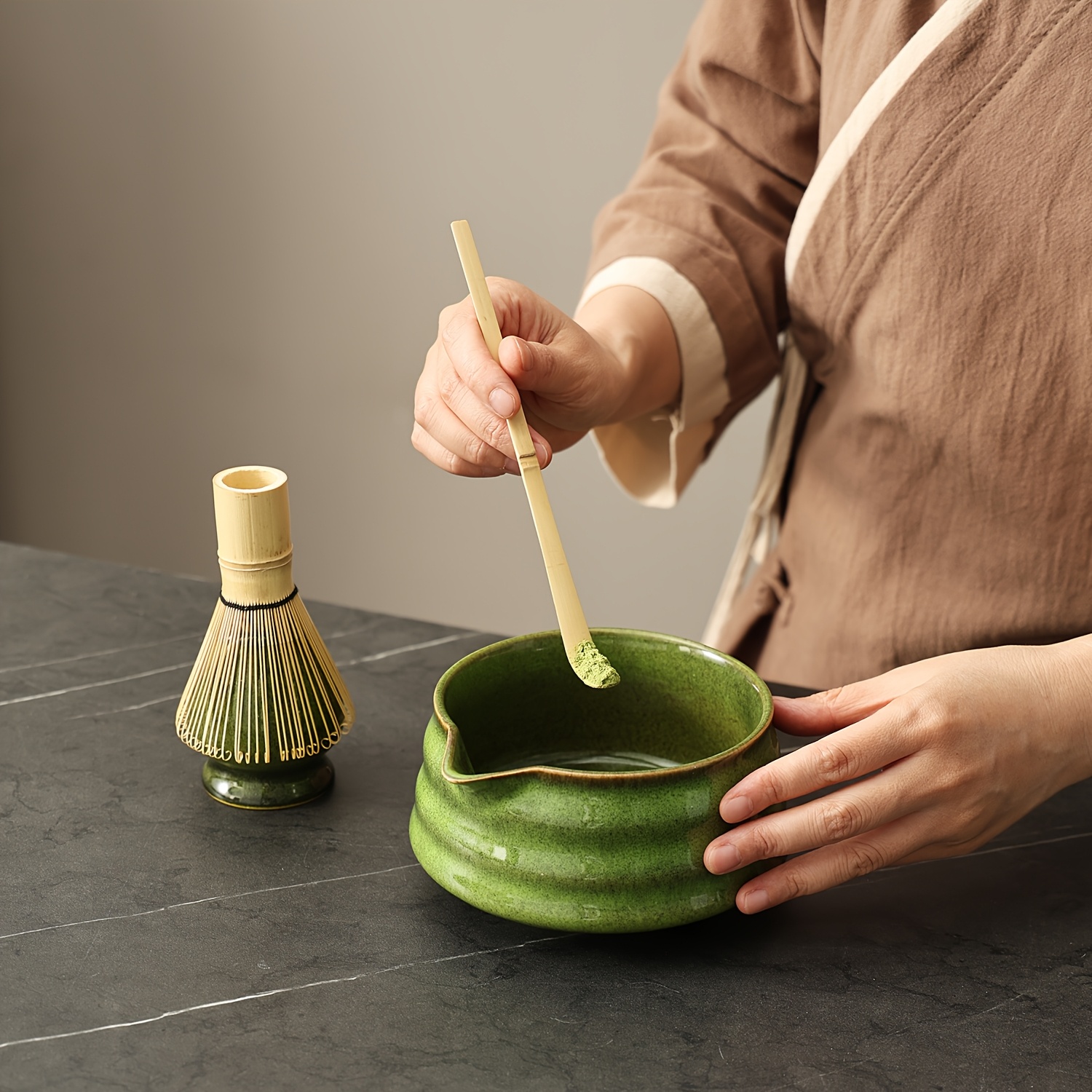 bamboo tea whisk - Ghana