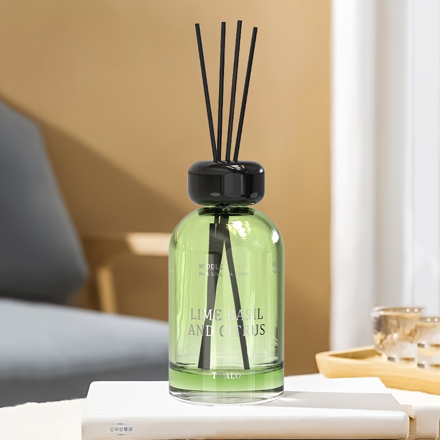 6.76oz Large Capacity Reed Diffuser Set - Glass Cylindrical ...