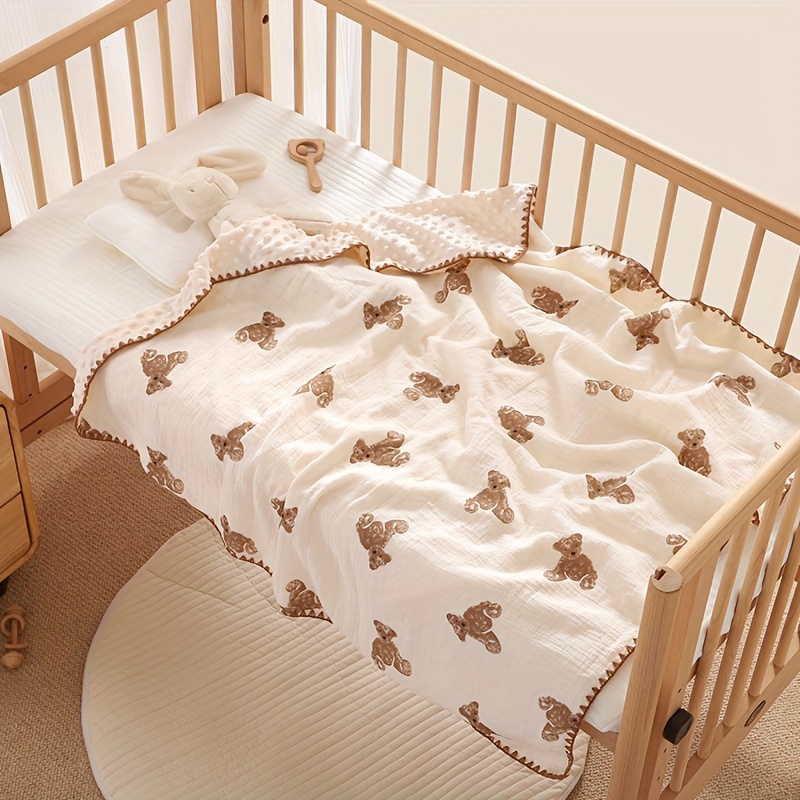 Beanie Velvet Blanket Baby Throw Blanket Stroller Blanket - Temu Canada