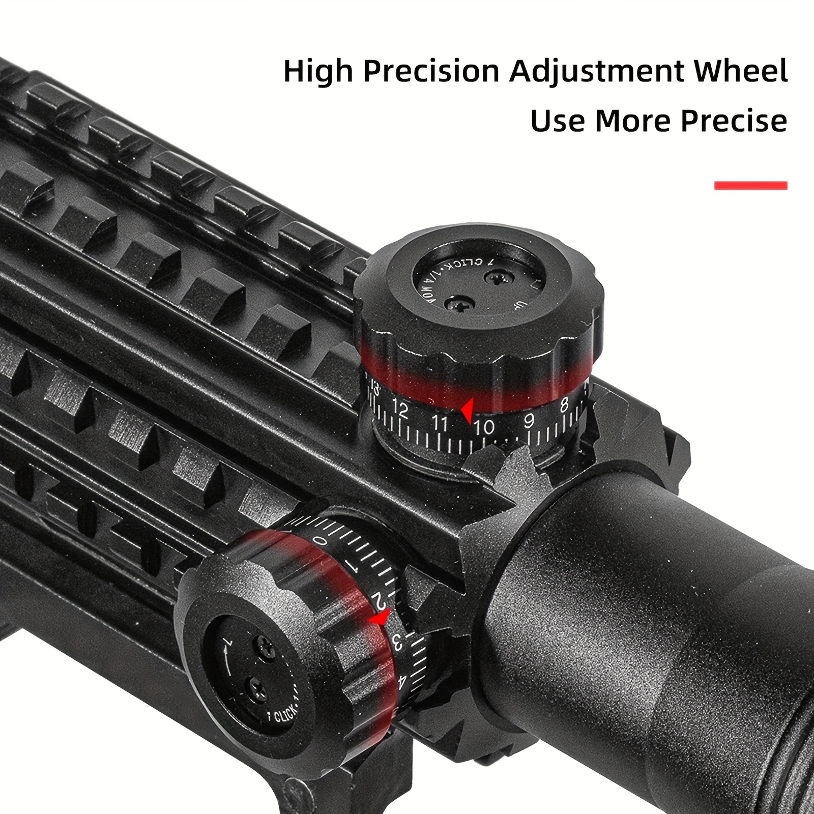 4 12x50 dual illuminated optical scope - Temu