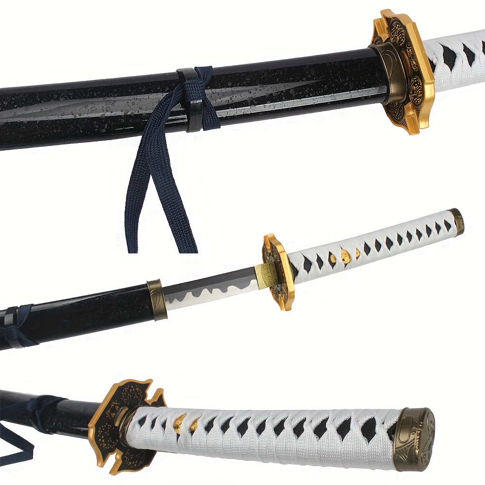 Stainless Steel Anime Cosplay Sword Metal Props Not Sharp - Temu