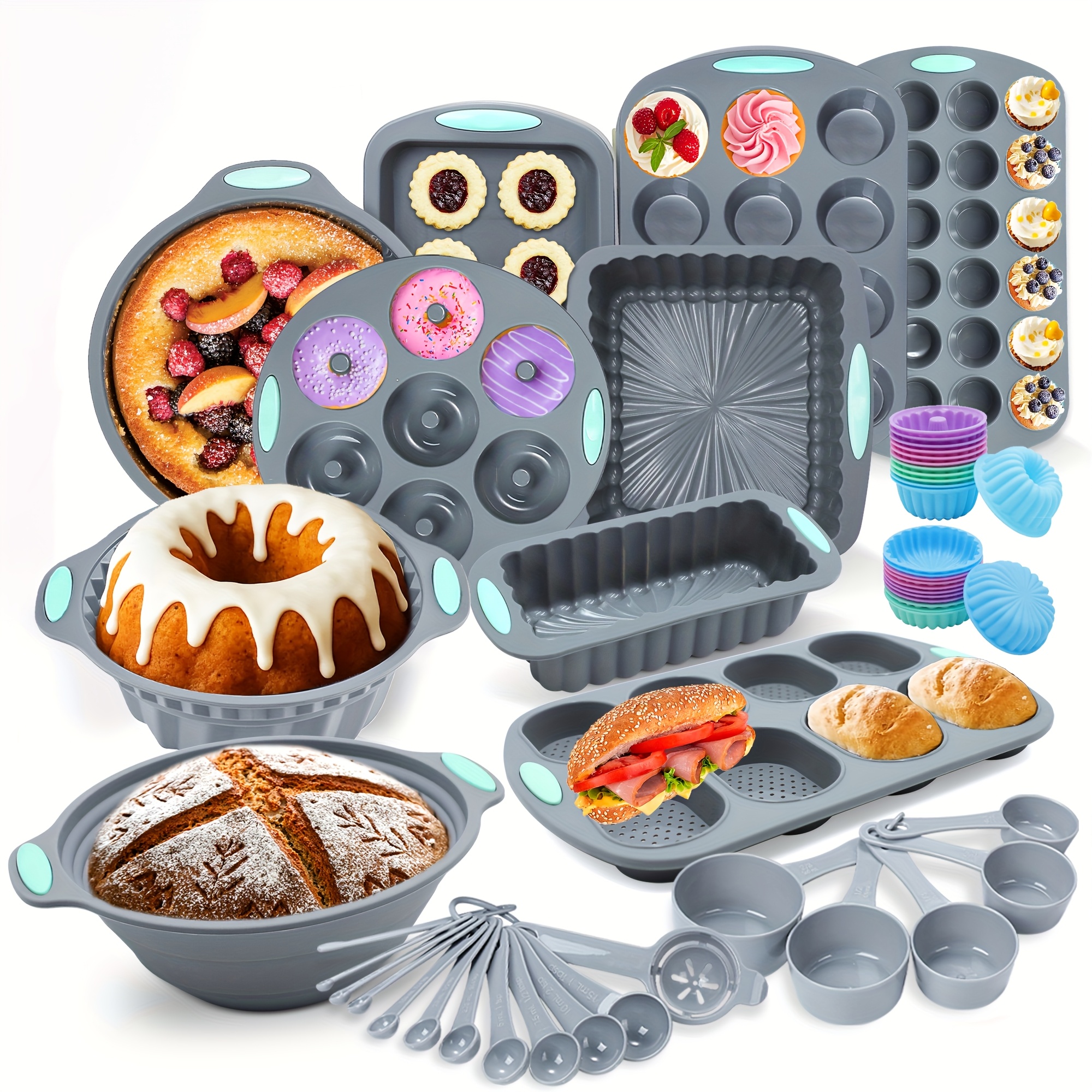 silicone bakeware sold on Temu United States
