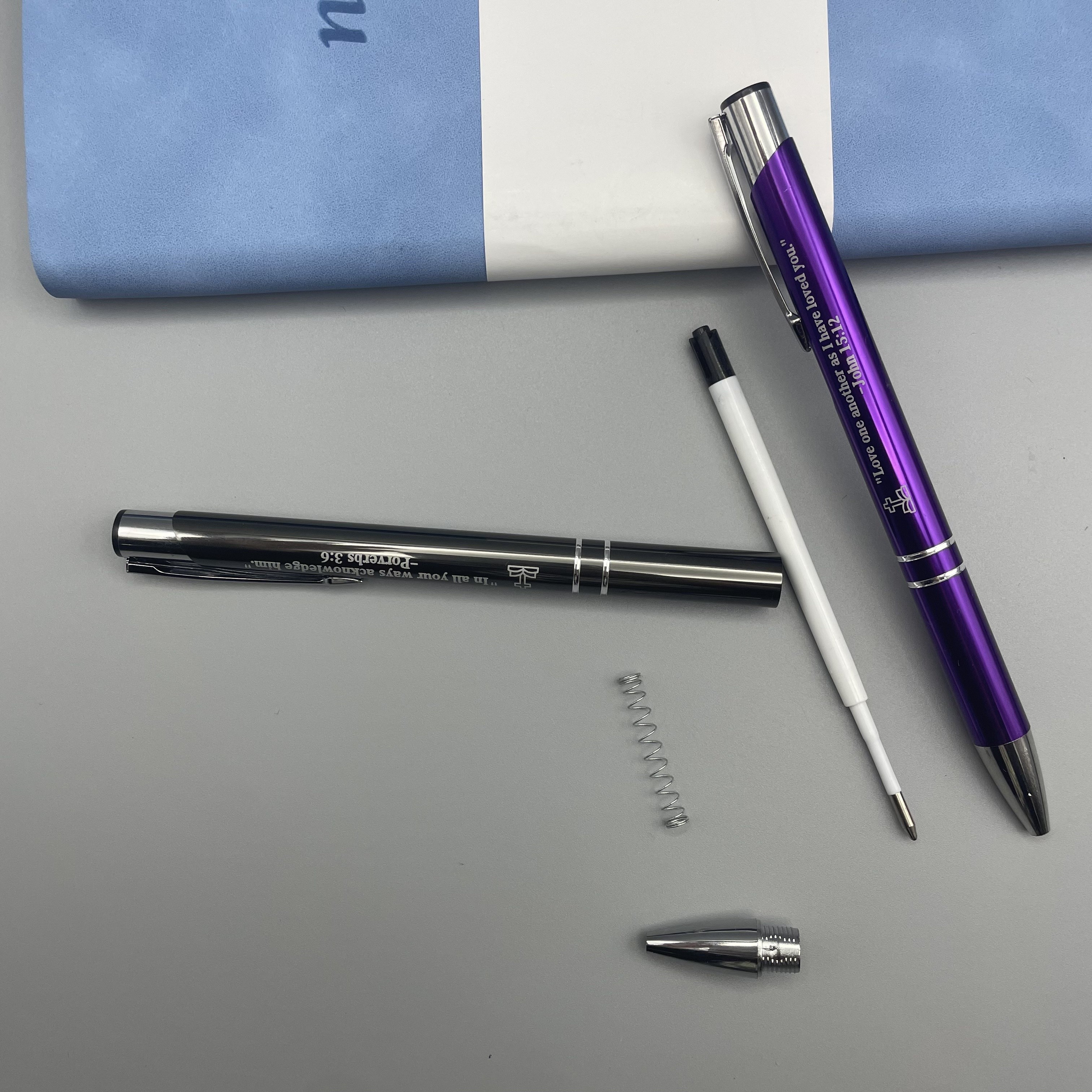 Custom 10-piece Personalized Ballpoint Pens - Ideal For Office, School ...