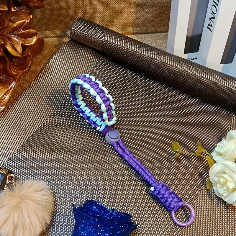 Mobile Phone Lanyard Braided Strap Short Wrist Rope match - Temu Canada