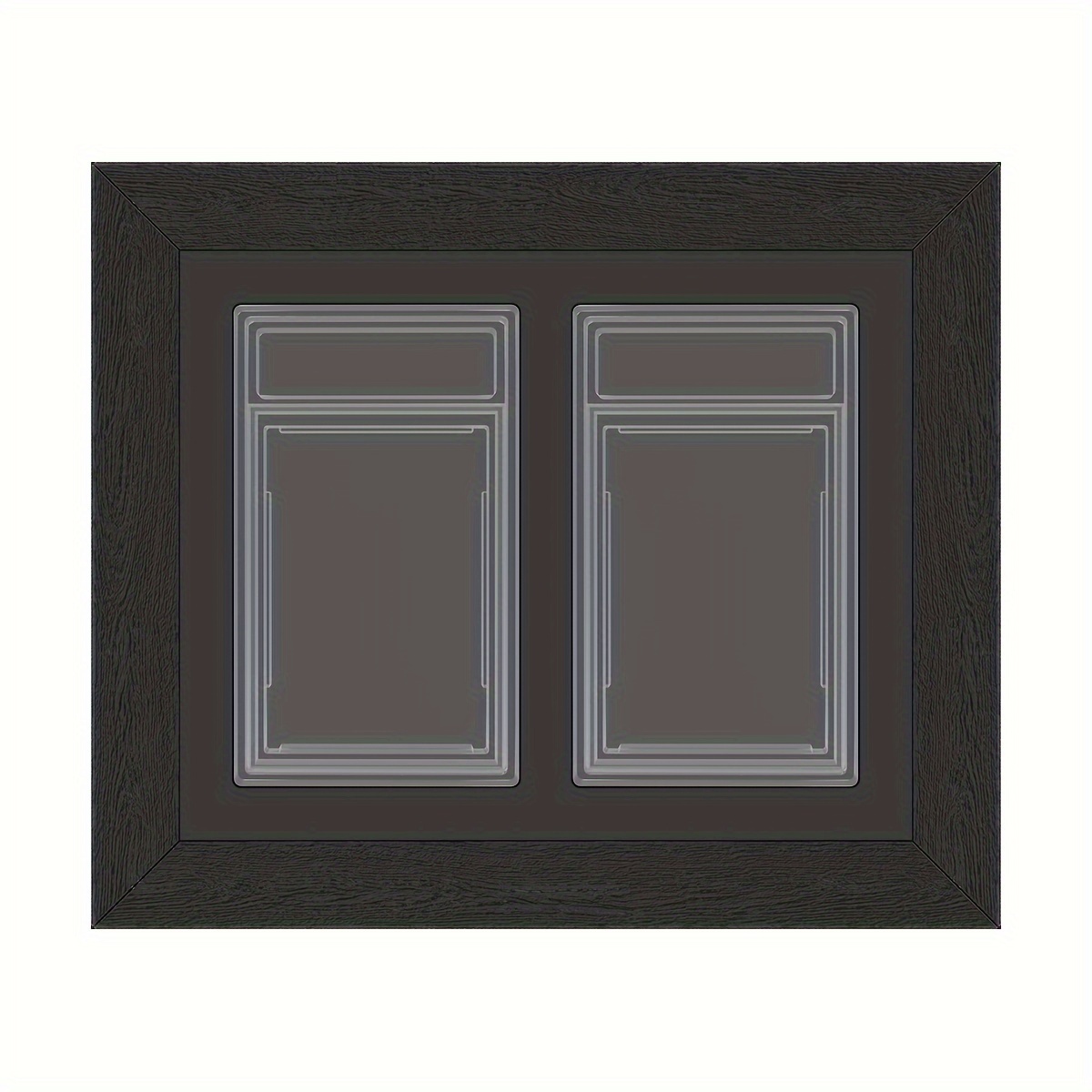 Double Slot Wall mounted Display Case Graded Trading Cards - Temu Canada