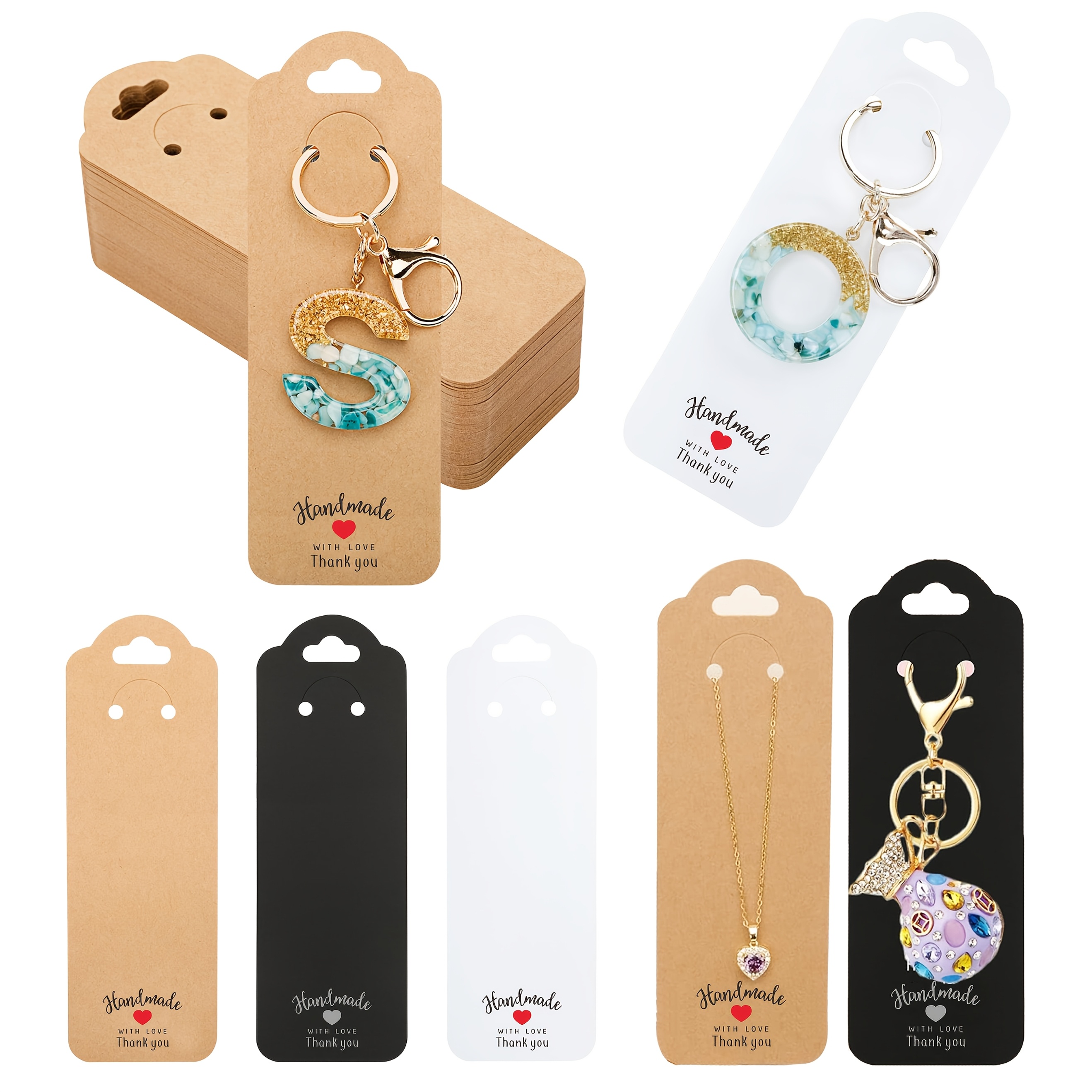 jewelry display cards sold on Temu United States