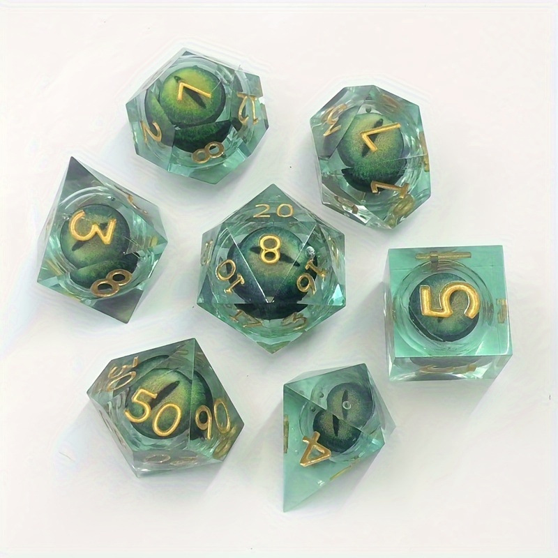 Eye Dice Set Rpgs 20 sided Sharp Corners Ages - Temu South Africa